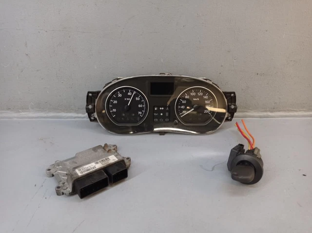 STEUERGERÄT MOTOR TACHO Zündschloss Schlüssel für DACIA S180105122A ...
