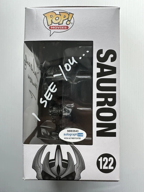SALA BAKER AUTOGRAPH Sauron - The Lord Of The Rings Signed QUOTE Funko ...