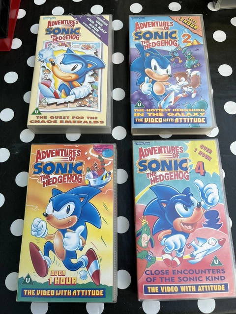ADVENTURES OF SONIC The Hedgehog - Plus 2,4,5 VHS 1993 £6.00 - PicClick UK