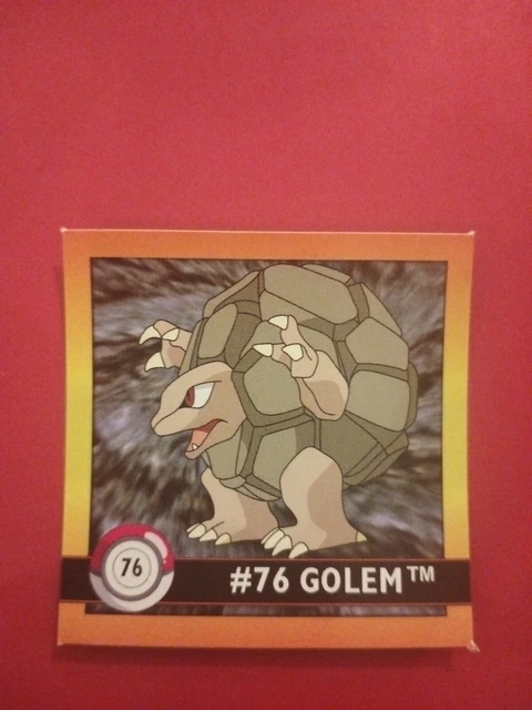 POKEMON SERIES 1 Sticker Original 1999 No. 76 Golem $3.00 - PicClick AU