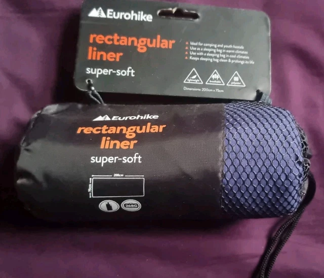 EUROHIKE RECTANGULAR SLEEPING bag liner BNWT £16.32 - PicClick UK