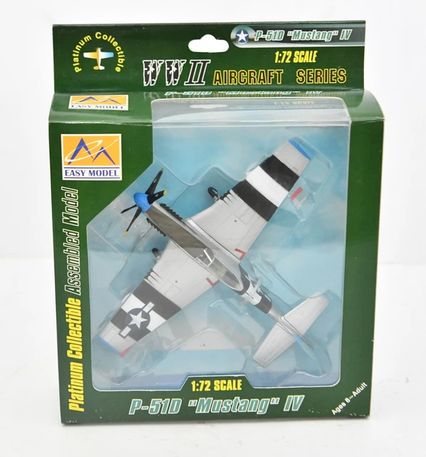 EASY MODEL 1:72 Ww2 Wwii P-51D Mustang Iv Model 37291 3Fs 3Fg 5Af £14. ...