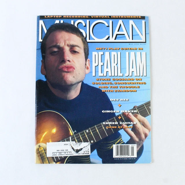 MUSICIAN MAGAZINE MAY 1995 Pearl Jam Virtual Instruments Laptop ...