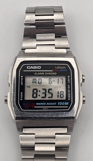 CASIO W-780 VINTAGE Lcd Digital Watch - 1987 - Original Bracelet £64.99 ...