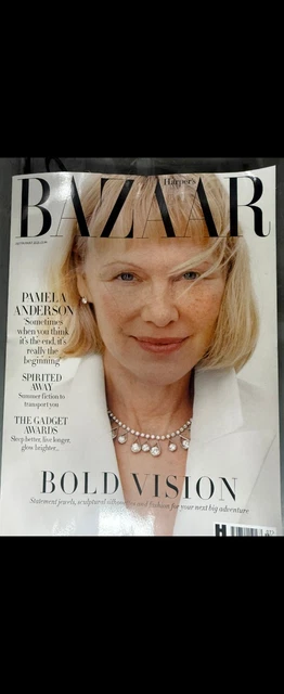 HARPER'S BAZAAR MAGAZINE Jul/Aug 2025 Pamela Anderson, Summer Fiction ...