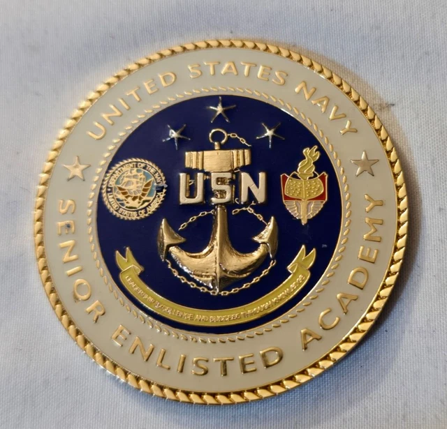 US NAVY CHIEF Petty Officer CPO Senior Enlisted Academy SEA Challenge ...