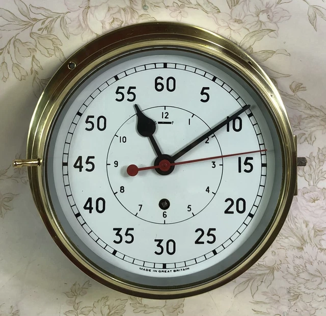 ROYAL NAVY ADMIRALTY Pattern Ships Bulkhead Clock, F W Elliott - London ...