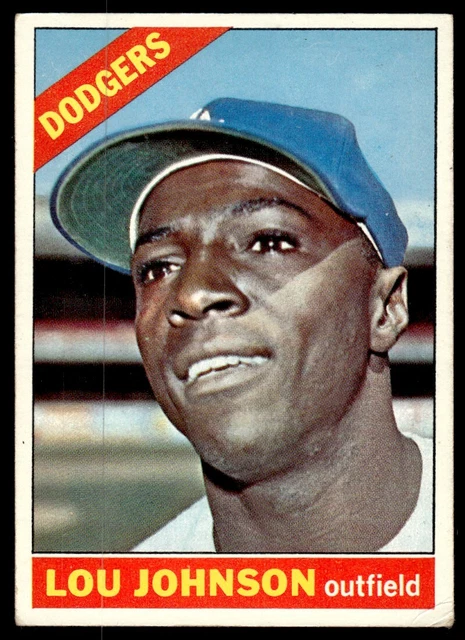 1966 TOPPS LOU Johnson z Los Angeles Dodgers #13 EUR 3,10 - PicClick FR