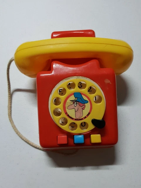 1990 POSTMAN PAT Woodland Animations Telephone Toy Money Box Phone Call ...