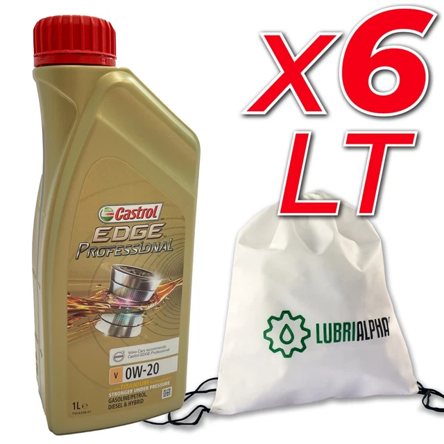 CASTROL EDGE PROFESSIONAL V 0W-20 Engine Oil 0W20 Acea C5 Volvo VCC ...