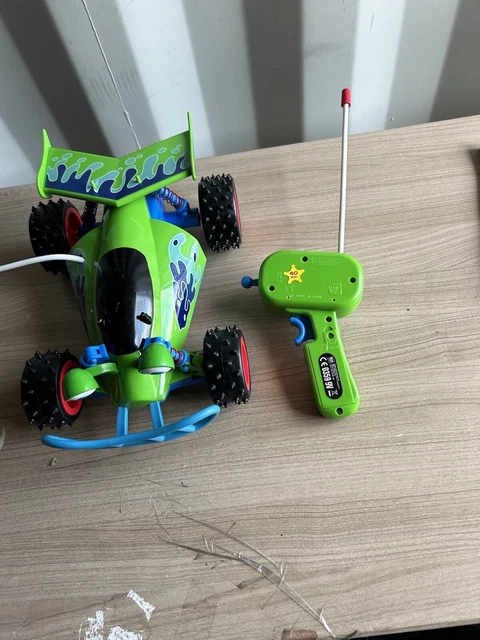 DISNEY VINTAGE TOY Remote Control Car Toy Story RC With Remote Working ...