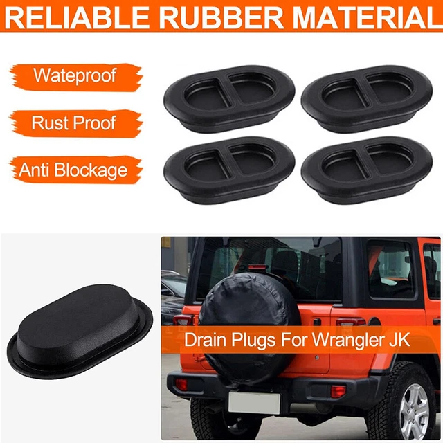 FOR JEEP GLADIATOR 20-2025 Car Floor Pan Drain Plug Cap Rubber Black ...