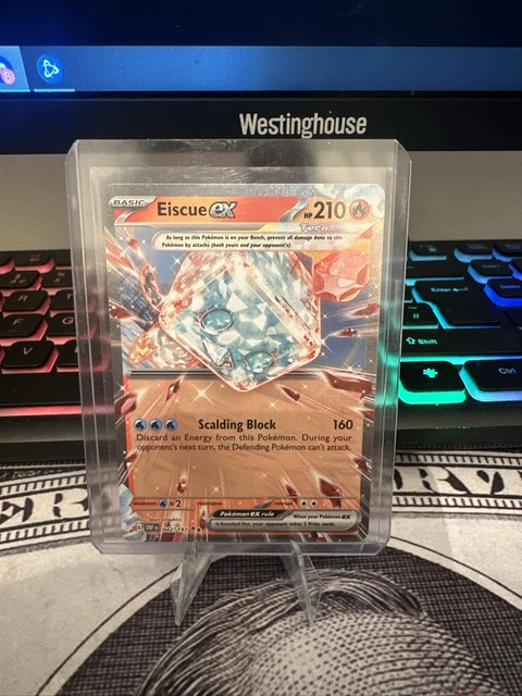POKÉMON TCG EISCUE ex SV03: Obsidian Flames 042/197 Holo Double Rare £1 ...
