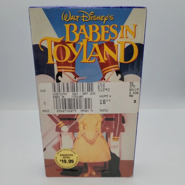 Walt Disneys Babes In Toyland 1961 Vhs 1996 Factory Sealed New £12