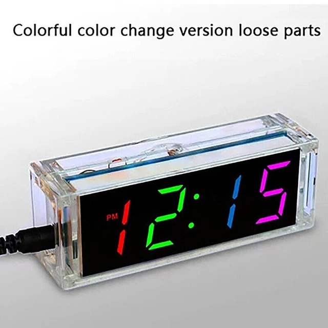 BUILD YOUR OWN Digital Clock with DIY Kit Temperature and Alarm ... BUILD YOUR OWN Digital Clock with DIY Kit Temperature and Alarm ...