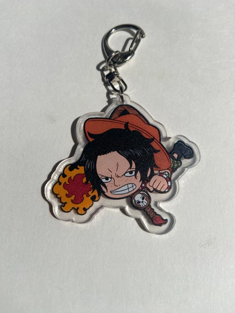 ONE PIECE PORTGAS D. Ace Acrylic Anime Keychain $4.99 - PicClick
