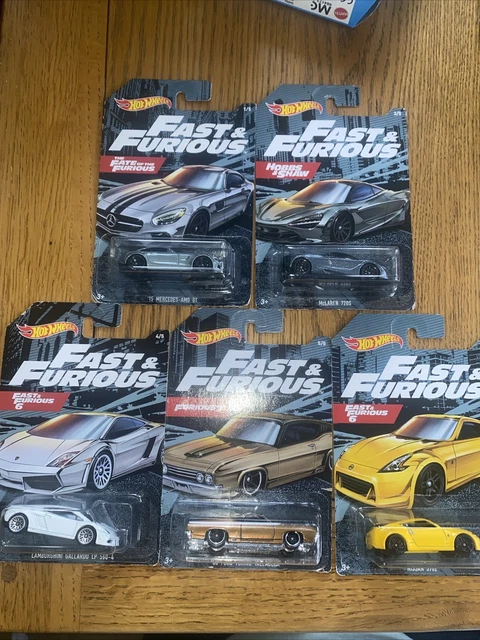 RUOTE CALDE 2019 fast and furious set completo inc LAMBO MERC MCLAREN ...