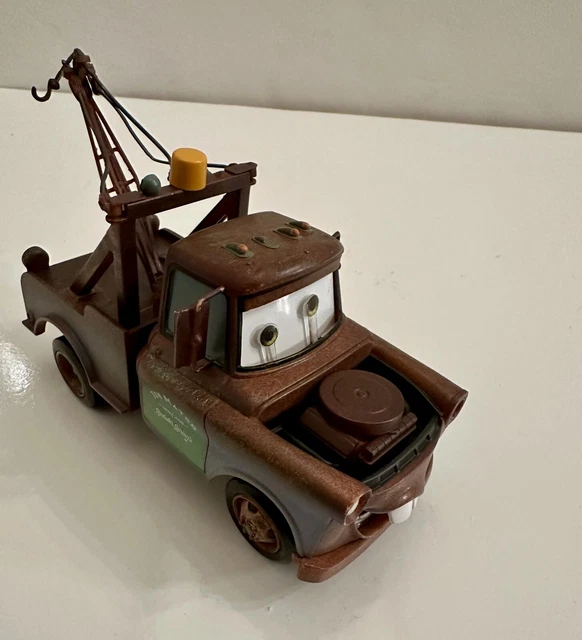 DISNEY STORE EXCLUSIVE Pixar CARS Talking TOW MATER Truck Model MIB ...