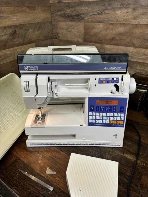 HUSQVARNA VIKING 400 Computer Sewing machine, turns on, NOT FULLY ...