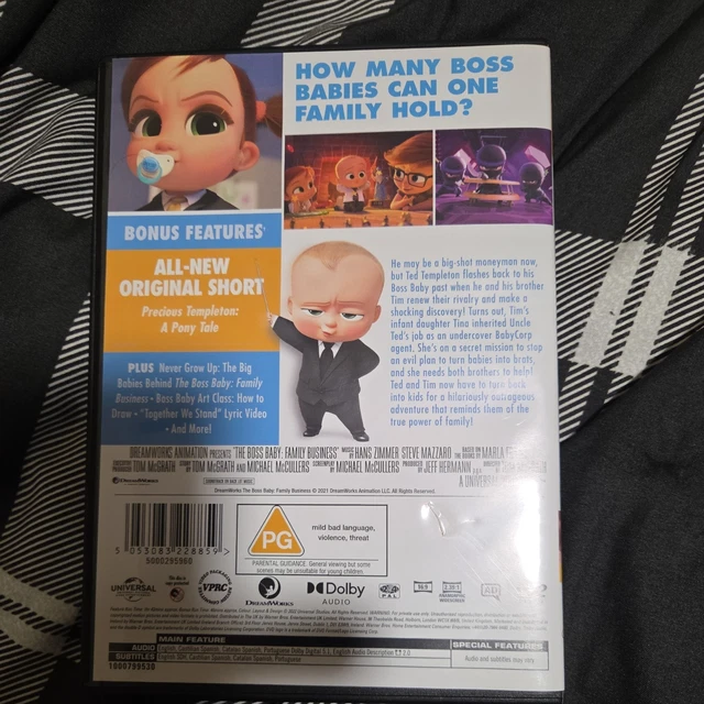THE BOSS BABY 2: Family Business [DVD] [2021] £7.59 - PicClick UK