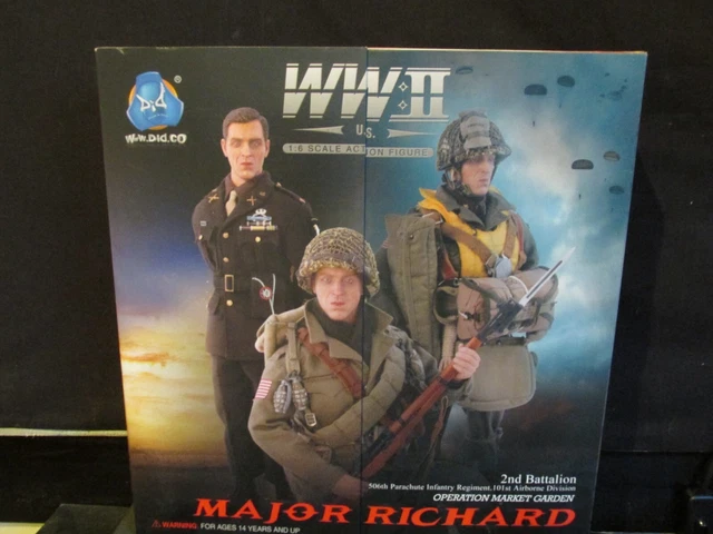 FIGURINES ARTICULÉES DRAGON/DID échelle 1/6ème WW11 MAJOR WWINTERS EUR ...