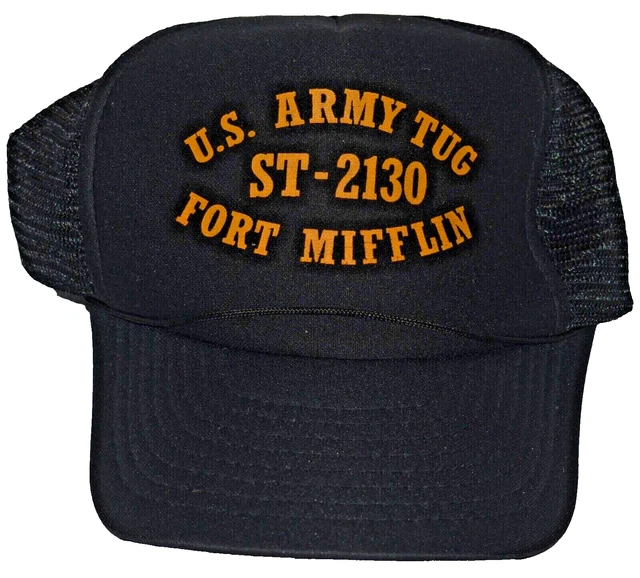 FORT MIFFLIN ST-2130 US Army Tug Boat Baseball Cap Hat Black £27.49 ...