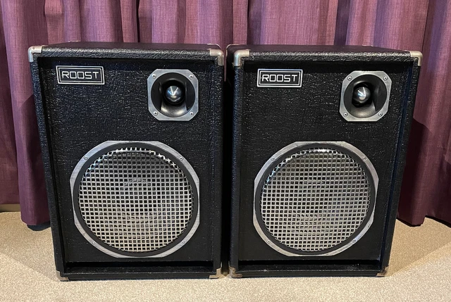 RARE VINTAGE ROOST Disco Speakers. Fane HF250 Bullet Tweeters. Fully ...
