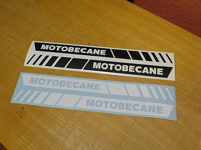 PAAR MOTOBECANE SCHRIFTZÜGE Aufkleber Velo Solex VeloSolex 3800 Emblem ...