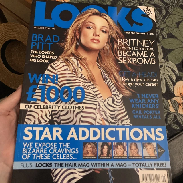 BRITNEY SPEARS MAGAZINE Looks September 2000 UK EUR 14,70 - PicClick IT