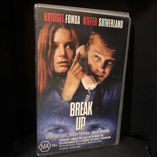 BREAK UP VHS 1998 Stars Kiefer Sutherland Large Case Ex Rental Tested ...