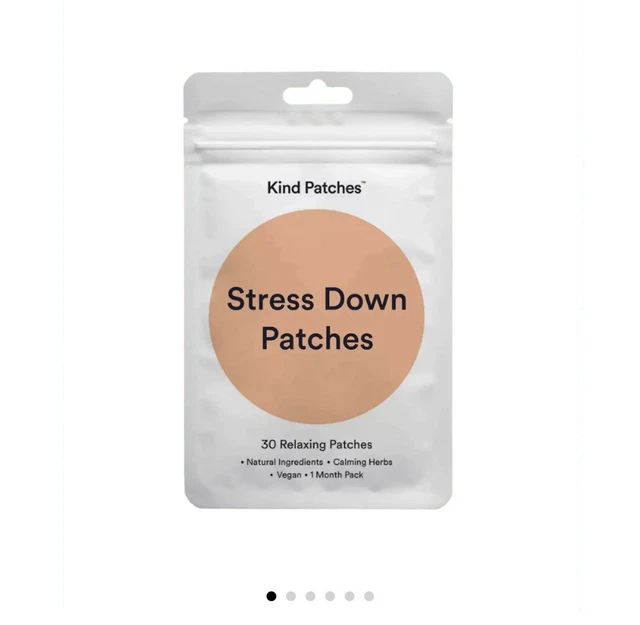 STRESS DOWN KIND Patches Natural Anti-Stress & Anxiety Relief £11.36 ...