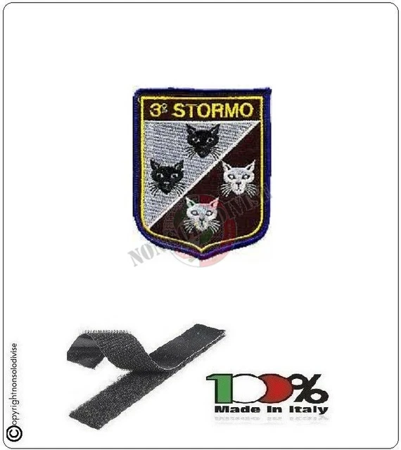 PATCH TOPPA RICAMATA 3° Stormo Aeronautica Militare Ufficiale EUR 6,50 - PicClick IT