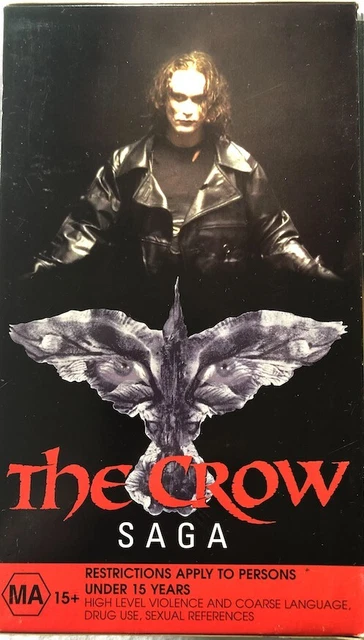 THE CROW + THE CROW CITY OF ANGELS Rare VHS BOX SET 2 CLASSIC FILMS ...