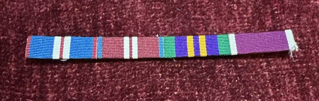 BRITISH MEDAL RIBBONS Golden, Diamond Jubilee, Accumulated Campaign ...