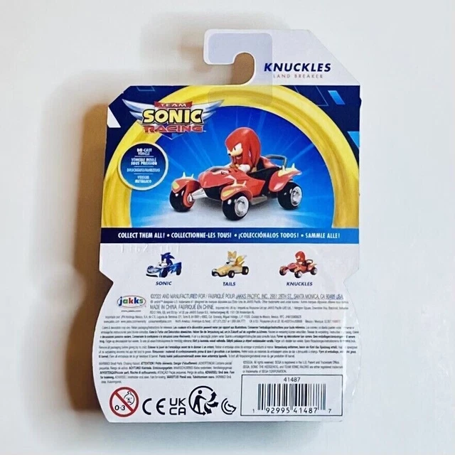 SONIC THE HEDGEHOG Knuckles Land Breaker Sonic Team Racing Die-Cast Car ...
