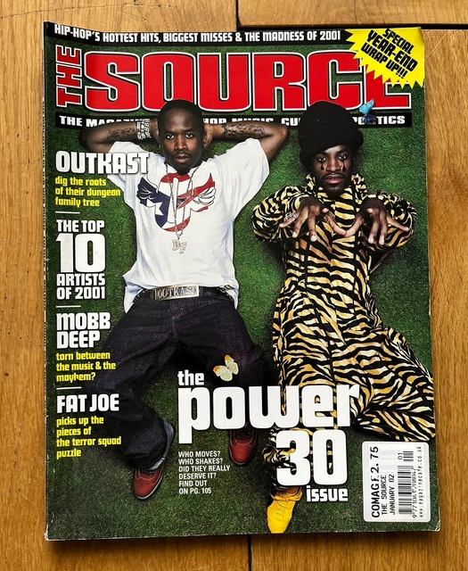 THE SOURCE, HIP-HOP Magazine, Issue 148 JANUARY 2002 (OUTKAST Cover ...