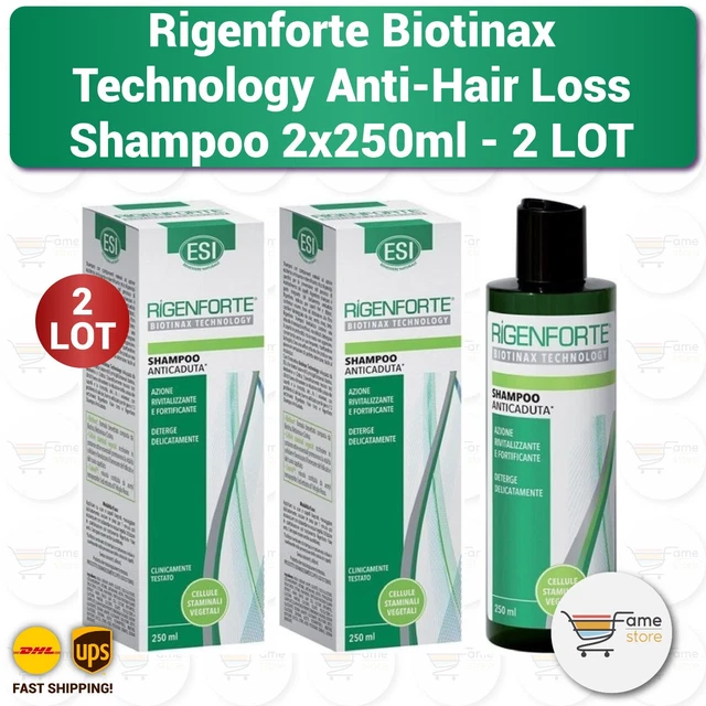 RIGENFORTE BIOTINAX TECHNOLOGY Revitalizing & Anti-Hair Loss Shampoo -2×250ml £71.76 - PicClick UK