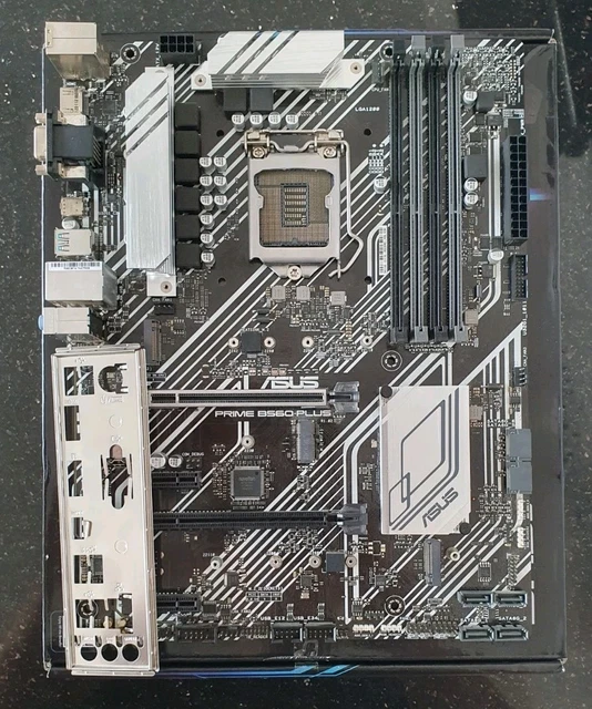 ASUS PRIME B560-PLUS B560/LGA1200/DDR4 ATX Motherboard With I/O Shield ...
