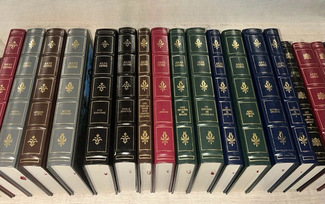L'INTÉGRALE DES 50 tomes de JULES VERNE des éditions FABBRI (2003) EUR ...