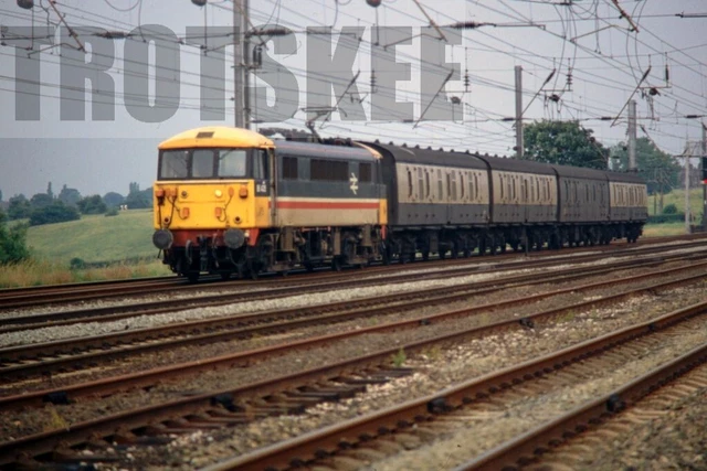 35MM SLIDE BR British Rail Electric Loco Class 86 86435 1989 Original £ ...