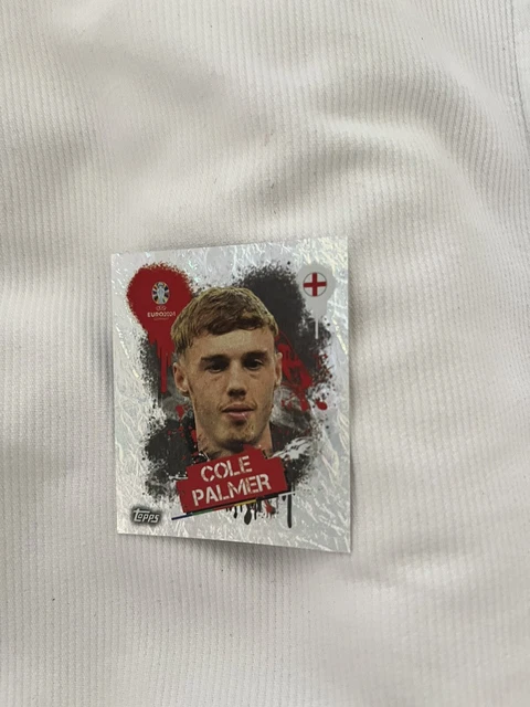 TOPPS UEFA EURO 2024 Sticker - Cole Palmer ENG 3 Shiny Sticker £0.99 ...