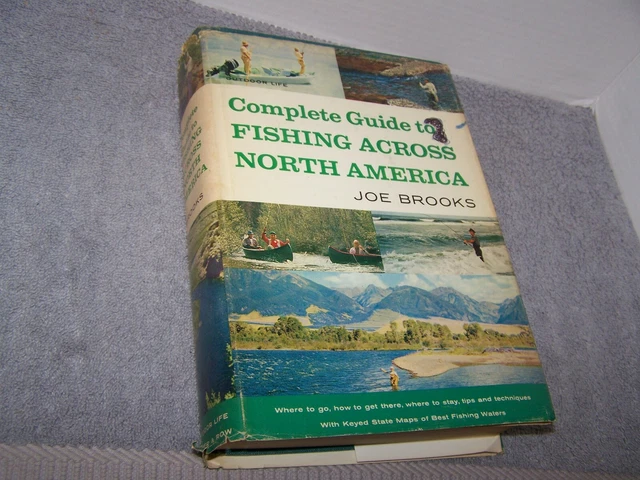COMPLETE GUIDE TO Fishing Across North America Joe Brooks HC 1966 ...