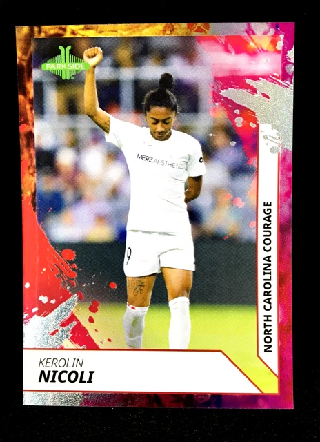 KEROLIN NICOLI 2024 Parkside NWSL Vol 1 SHIMMER FOIL SP /100 SP #10 ...
