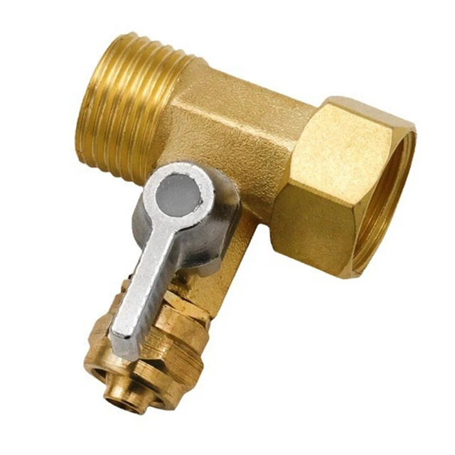 ALL COPPER 3 Point Inlet Ball Valve Switch for Water Filter Drinking ...