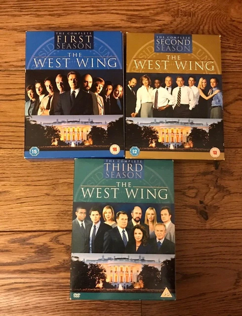 THE WEST WING: The Complete First, Second, Third Season DVDs (3 box ...