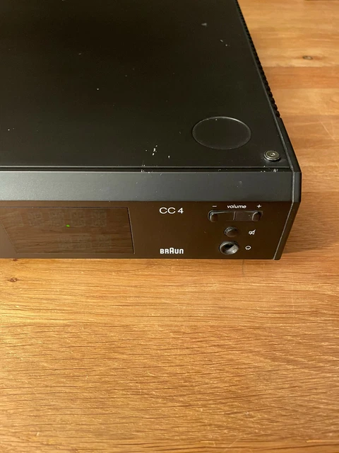 BRAUN ATELIER CC4 HiFi Control Center sintonizzatore nero + accessorio ...