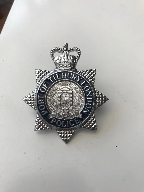 OBSOLETE PORT OF Tilbury Police officers Cap badge Constabulary £51.03 ...