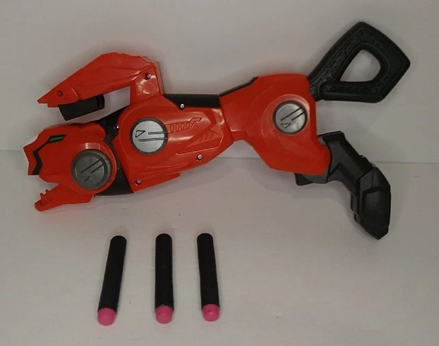 POWER RANGERS RED Beast Morpher Cheetah Beast Blaster Gun Nerf With ...