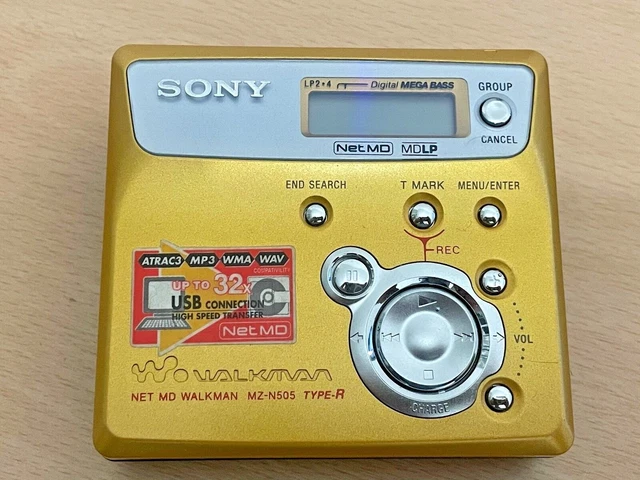 SONY NET MD Walkman MZ-N505 Type R Minidisk Recorder USB EUR 74,59 ...