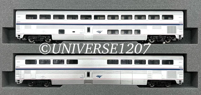 N MASSSTAB KATO 10-1789 Amtrak Superliner Phase VI 6-Auto Set Neu im ...